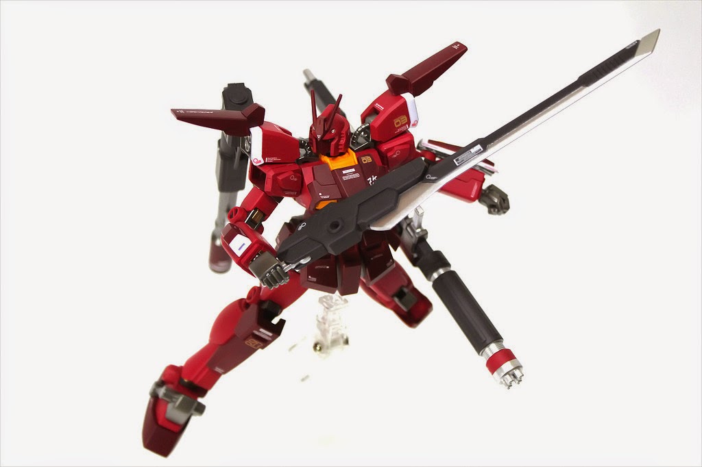 GUNDAM GUY: HGBF 1/144 Gundam Amazing Red Warrior Dragonfly - Custom Build