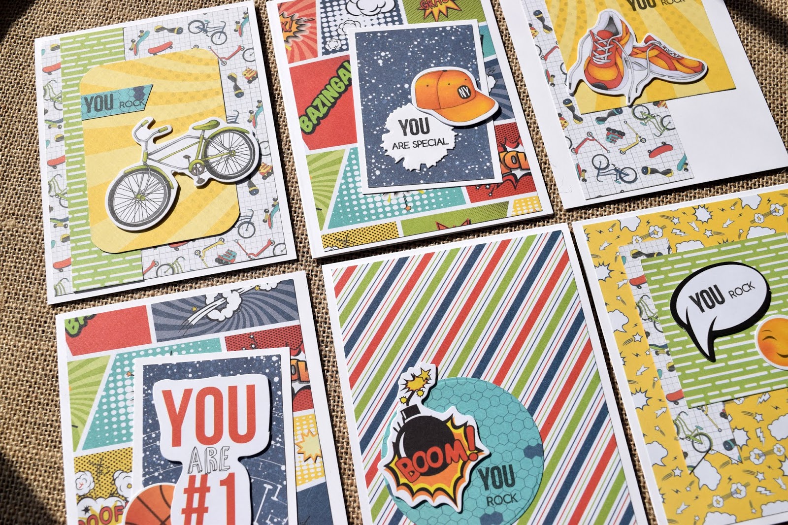 16 Cards 1 Kit featuring Fabrika Decoru Cool Teen Card Kit – Jess Crafts