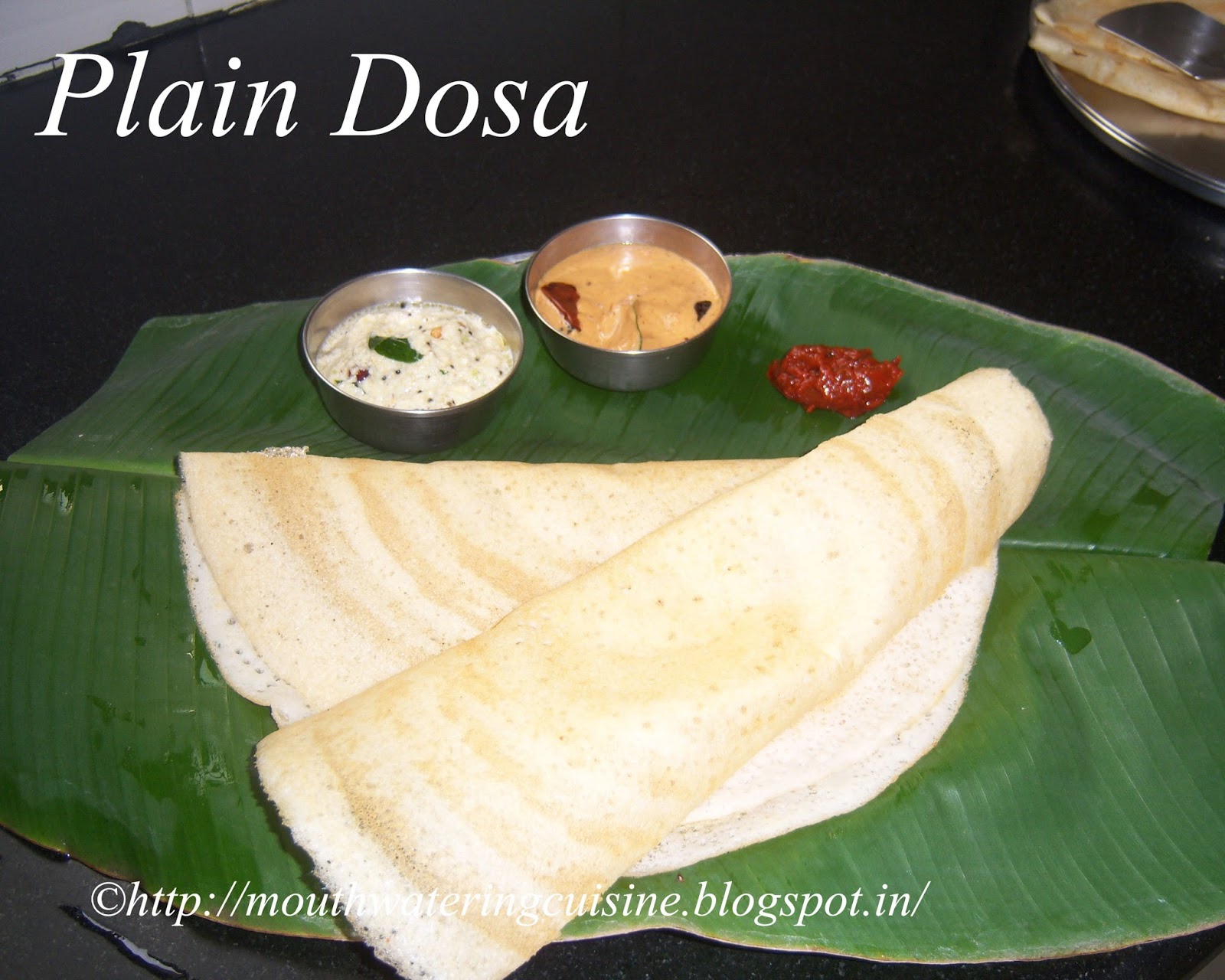 Plain Dosa -- Dosa -- How to make Dosa - E.A.T. easyvegrecipes