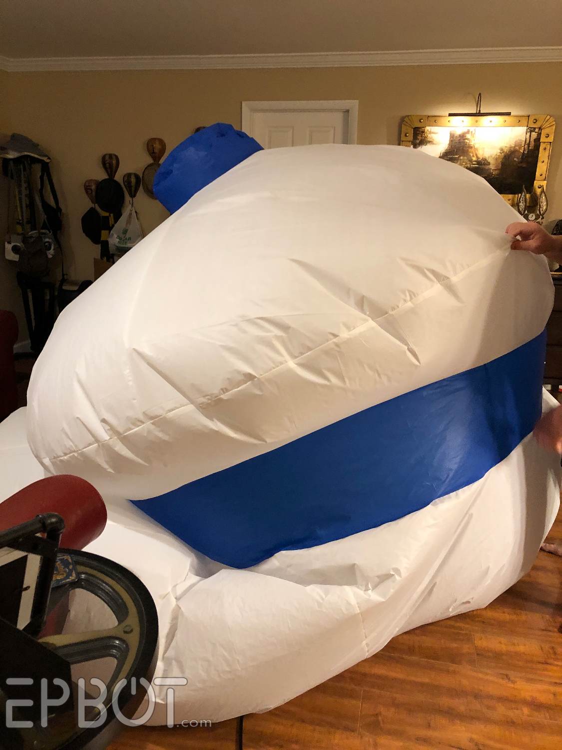 EPBOT: DIY: Making A Life-Sized Stay Puft For Halloween