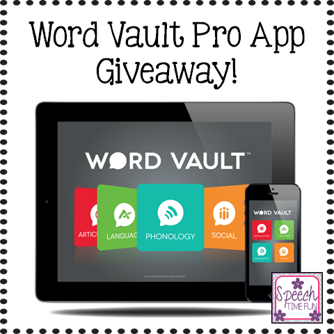 Word Vault Pro App Update Info & Giveaway! - Speech Time Fun: Speech ...