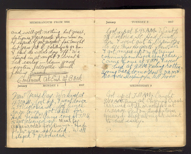 WW1 Diaries and Letters of a Teen Canadian Soldier: February 2012