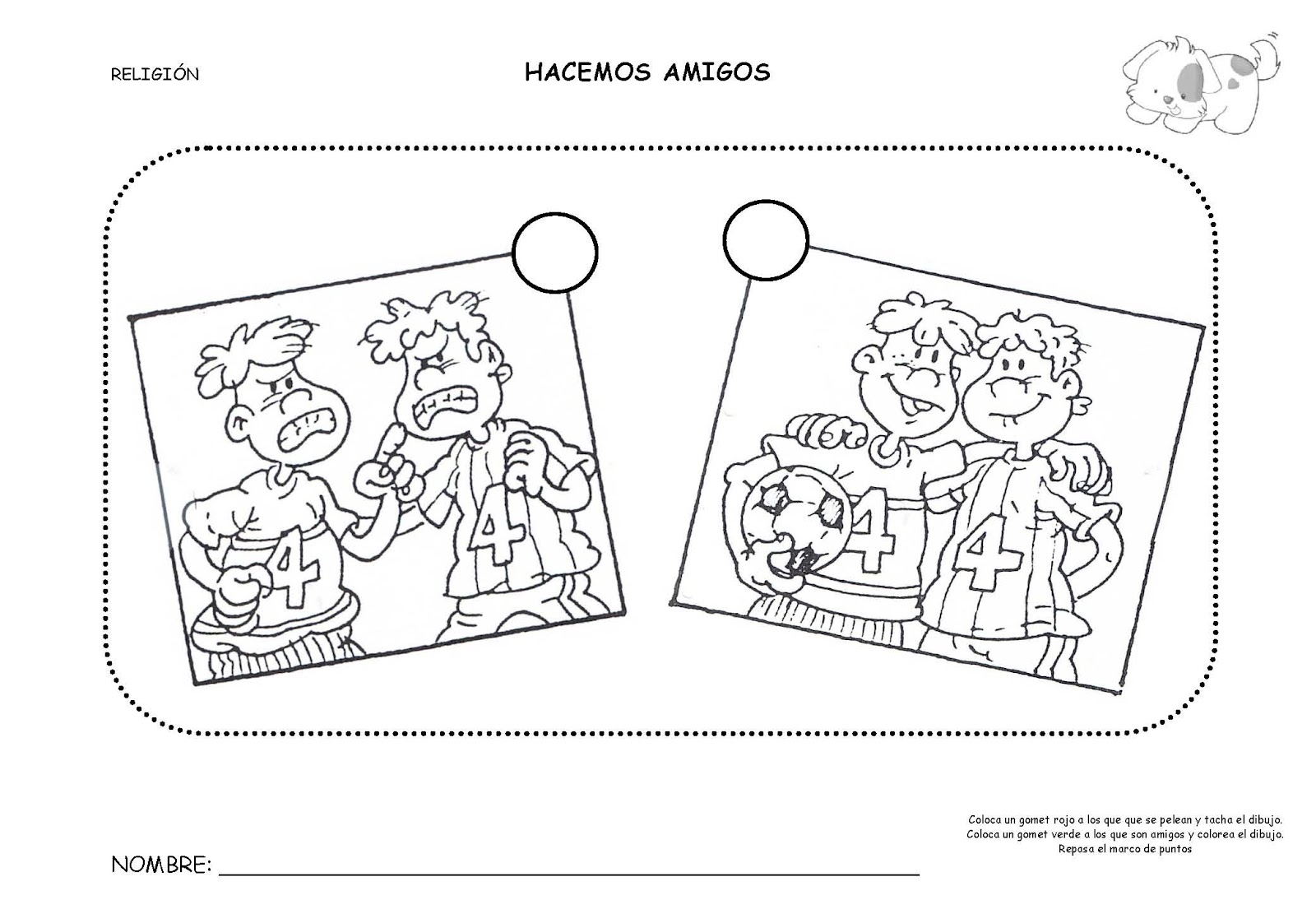 Aprendemos en reli: SOMOS AMIGOS