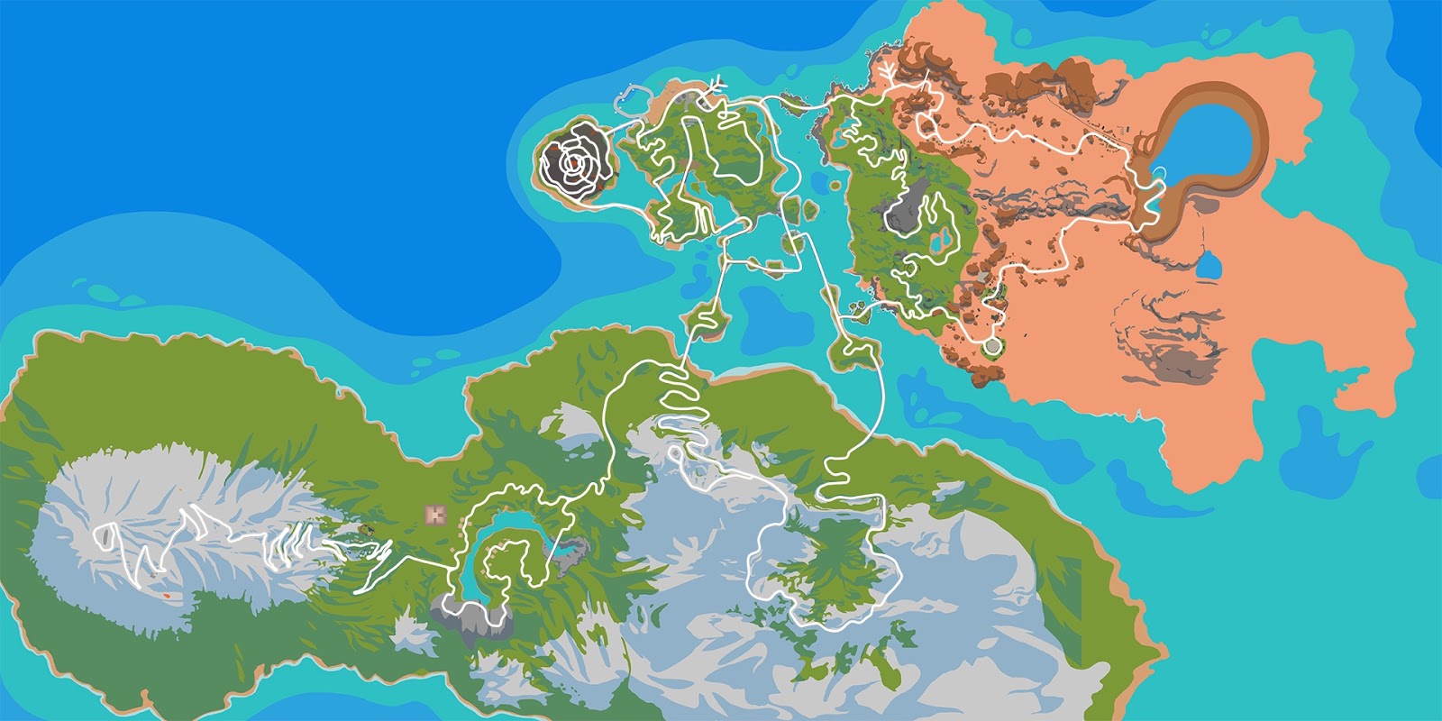 Zwift - Lista completa delle mappe e dei percorsi