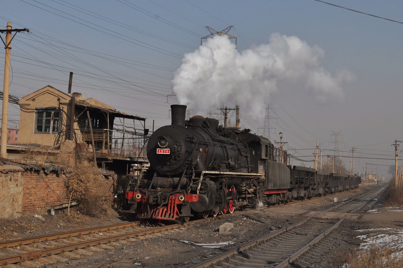Trains Today: China Winter Steam- Fuxin
