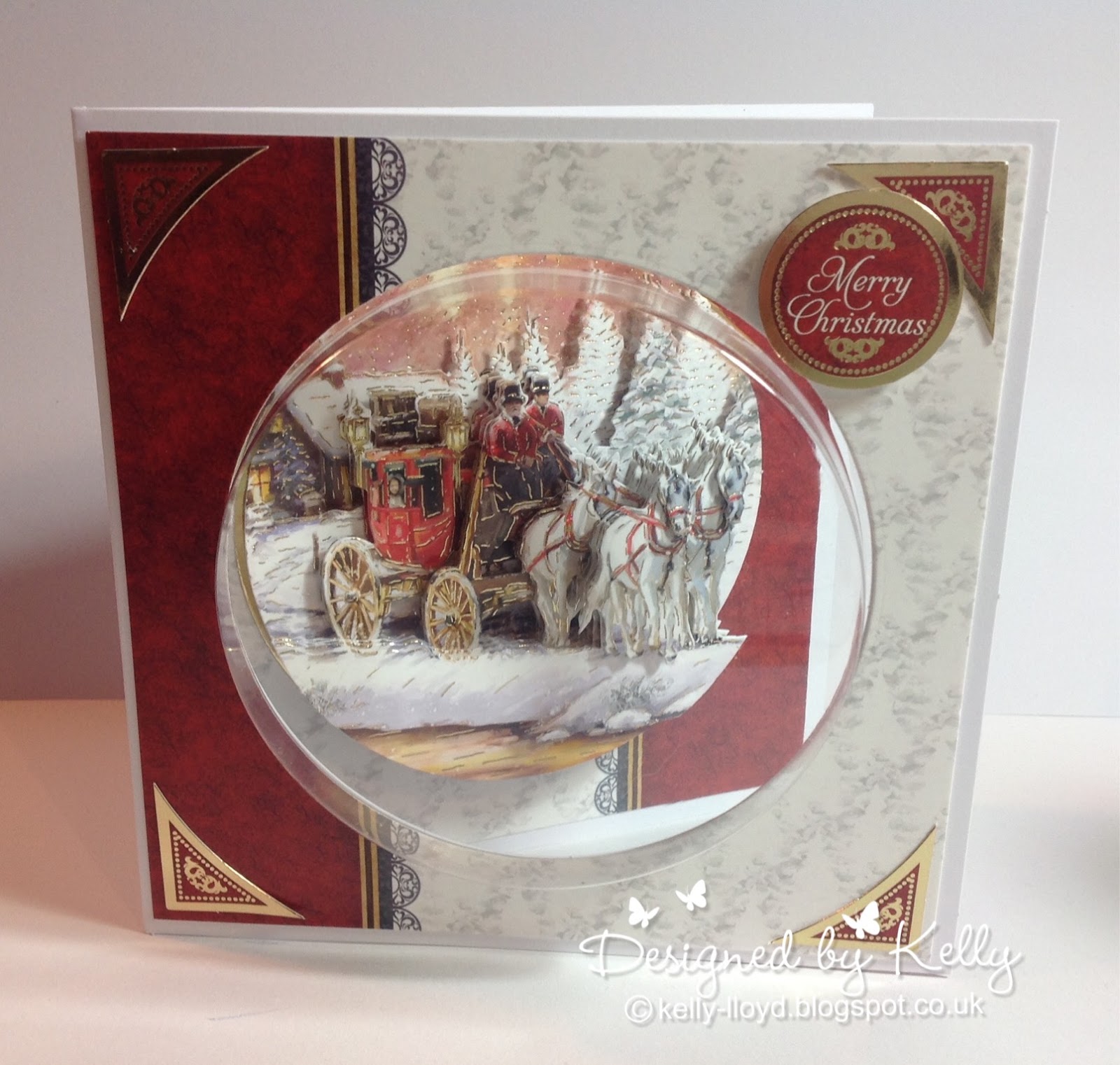 Kelly's Cards: Christmas Decoupage
