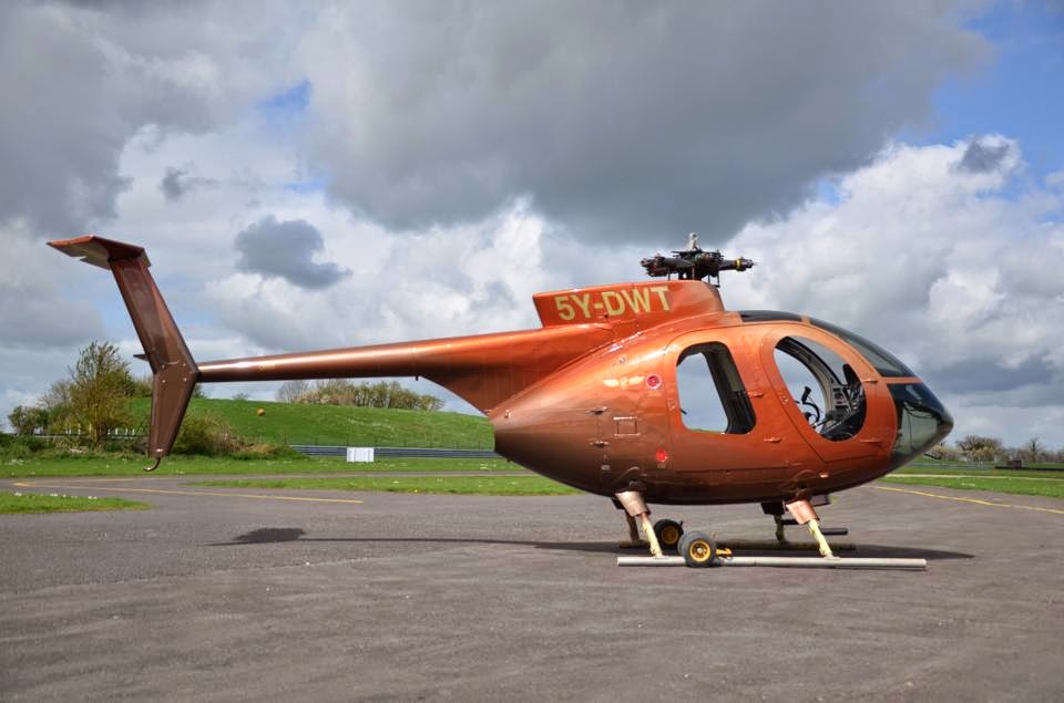 Thruxton Helicopters: Kenya bound H500 leaves