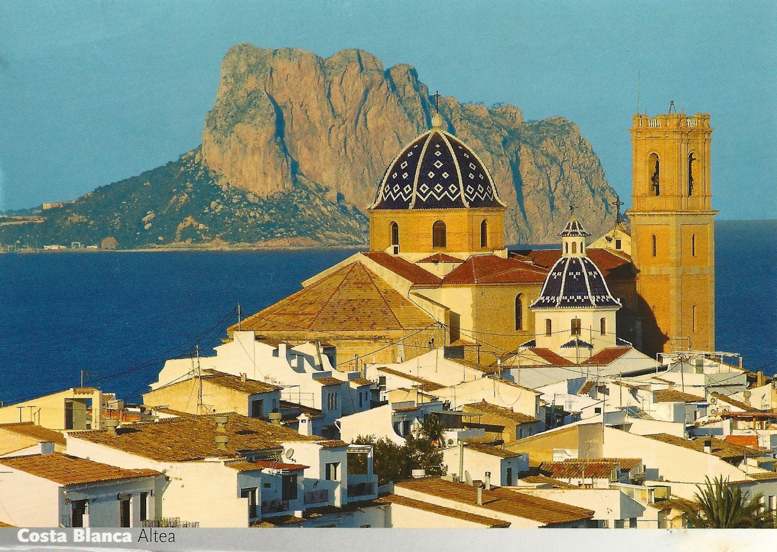 My Favorite Postcards: Altea, Spain, on the Costa Blanca Coastline