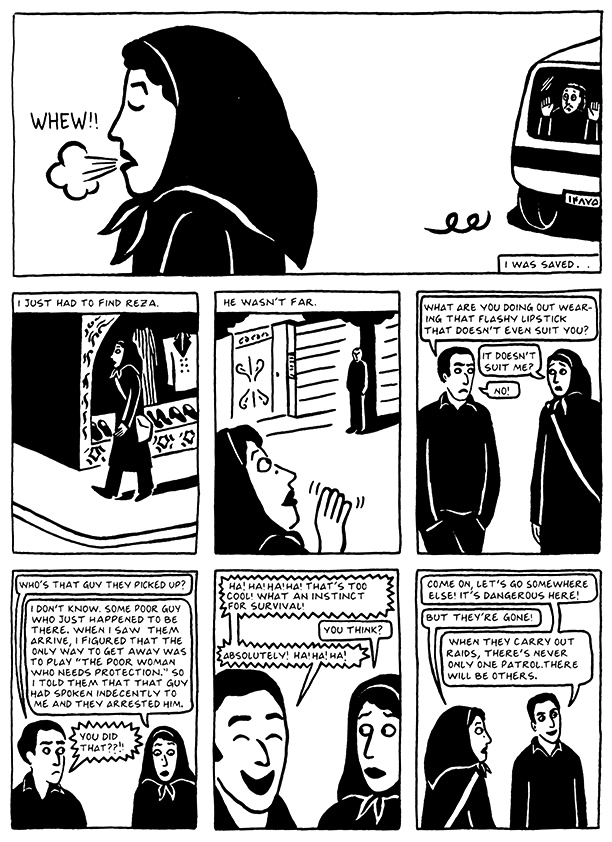 Read Persepolis 2, Section 14: The Makeup, Page 133