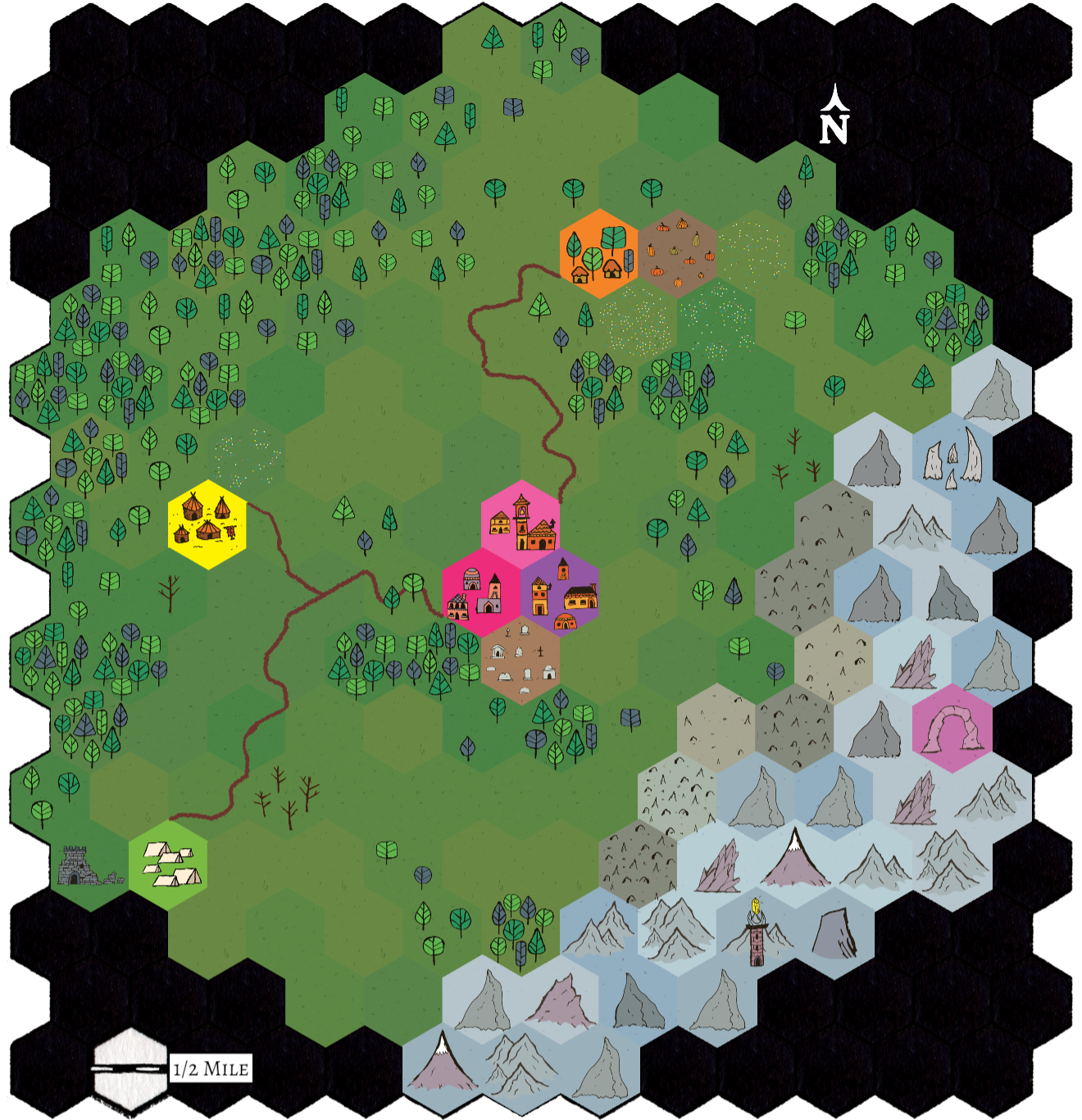 D43m0n's Domain: Thoughts on Hex Maps - Part 1