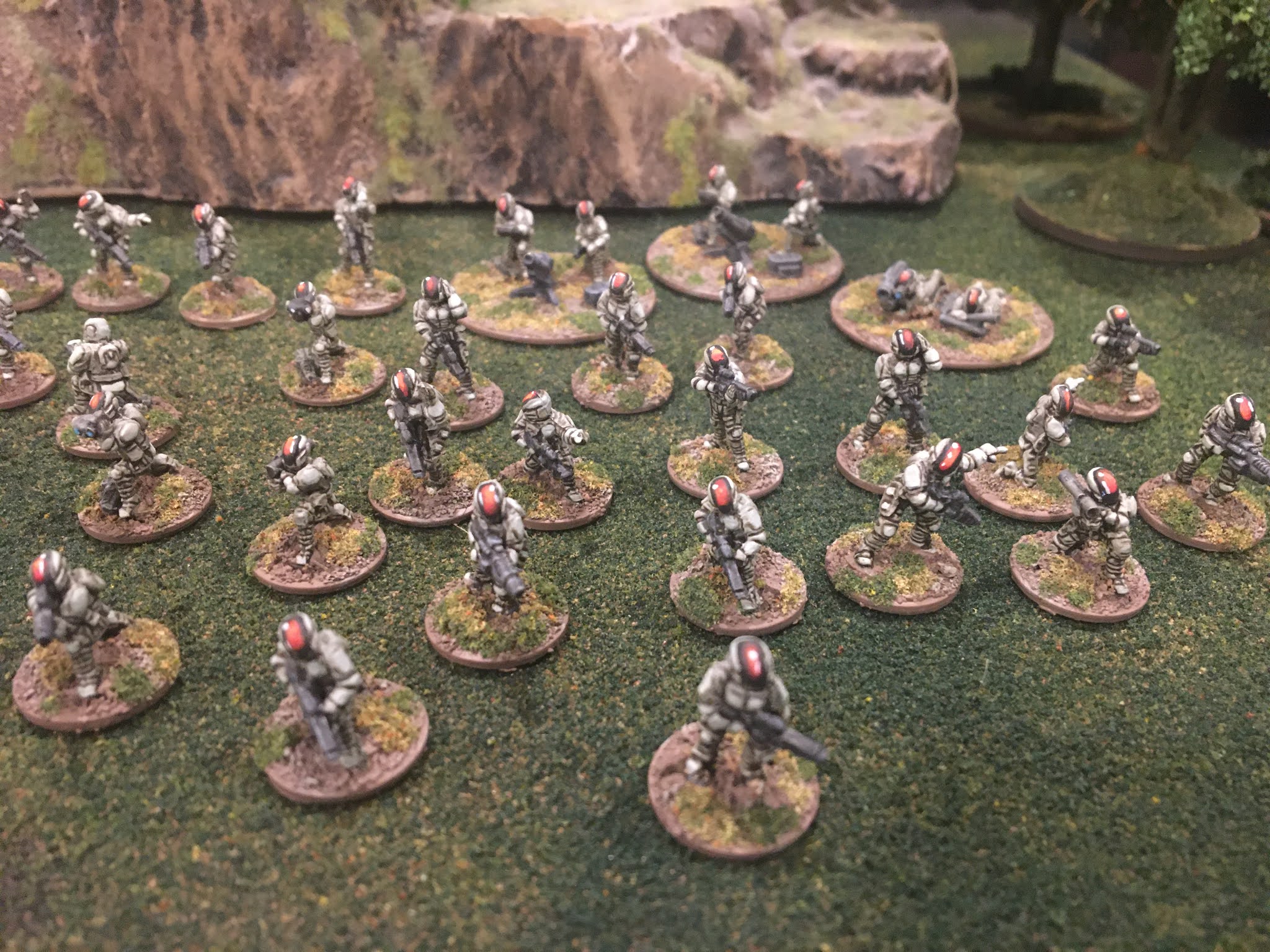 15mm Sci Fi Small Soldiers: 15mm Sci Fi - GZG UNSC Light Infantry