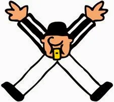 Alfabeto con árbitros de futbol. - Oh my Alfabetos!