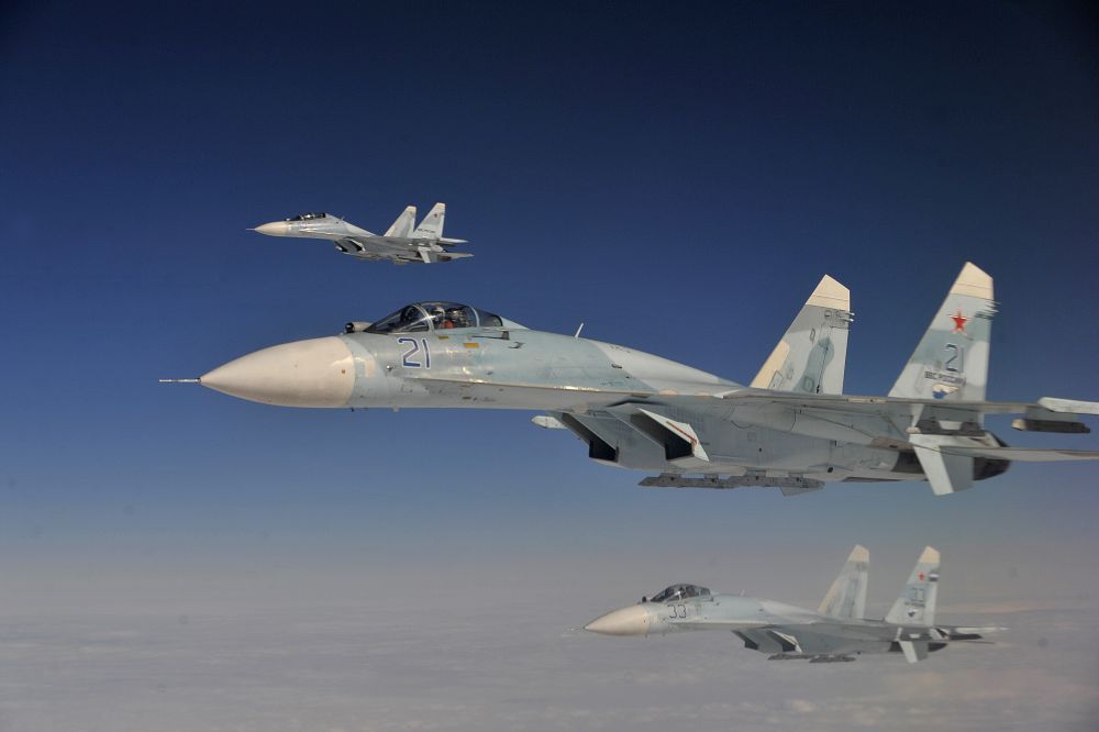 Russian Su-27 Fighter Jets Intercept hijacked aircraft | Global ...
