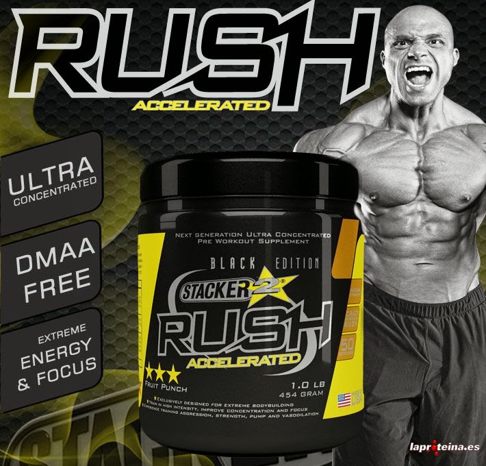 SUPLEMENTOS DEPORTIVOS: RUSH ACCELERATED 454 GRAMOS
