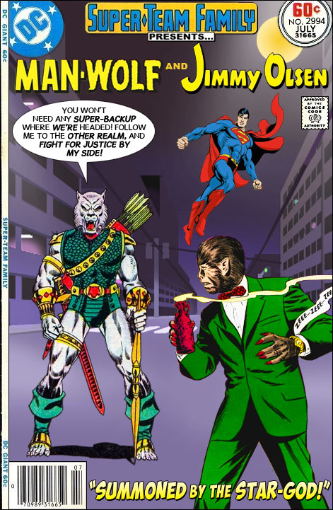 Super-Team Family: The Lost Issues!: Man-Wolf and Jimmy Olsen