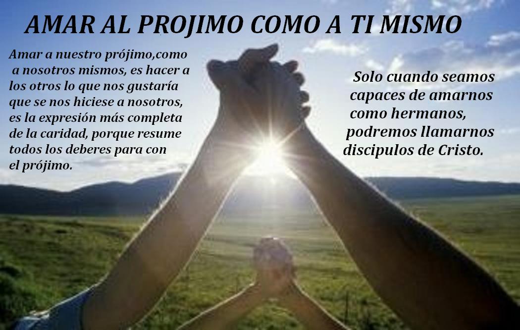 Iglesia Sendas de Vida: EL AMOR AL PROJIMO