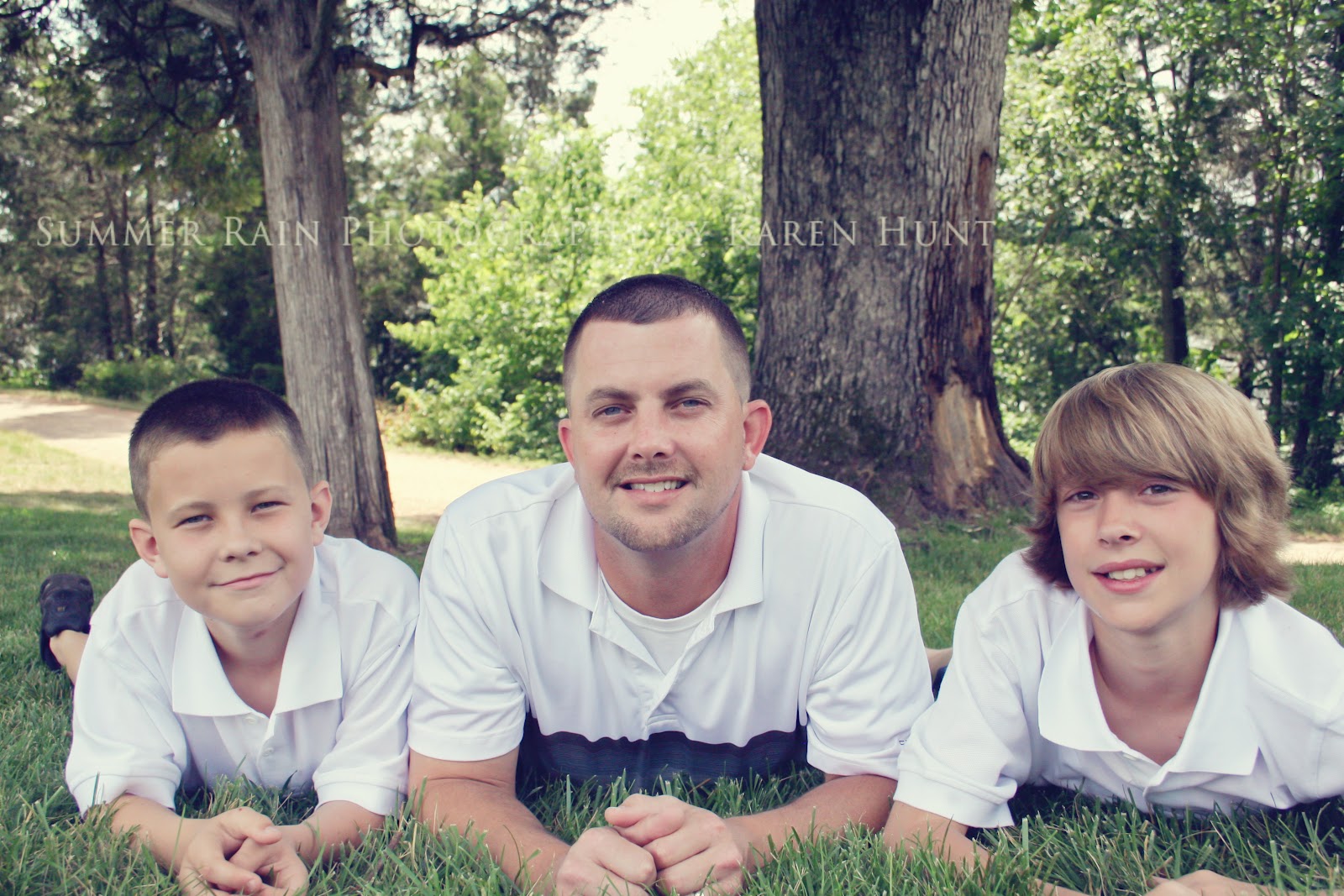 Summer Rain Photography by Karen Hunt : The Utterback Family