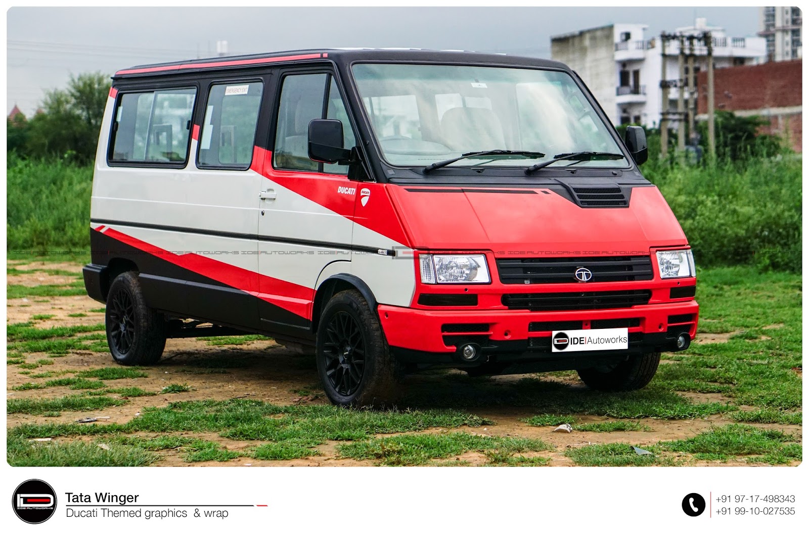 Custom Graphic Livery: Tata Winger | IDE Autoworks
