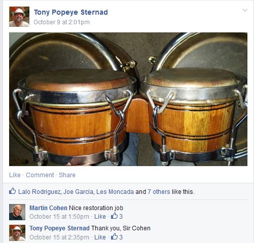 And a nice 'job well done' comment on FB by the patriarch of Latin ...