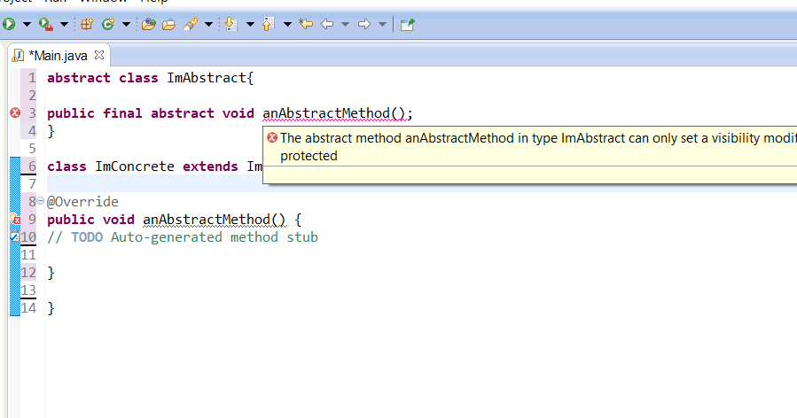 Can You Make An Abstract Class Method Final In Java Java67