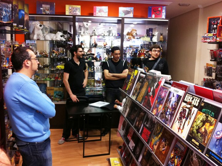 Thermozero Cómics: FIRMA DE DAVID DAZA EN MILCOMICS