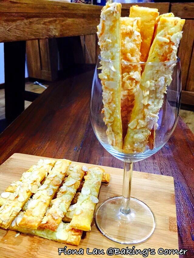 Delicious almond flake sticks - | Baking's Corner WorkShop