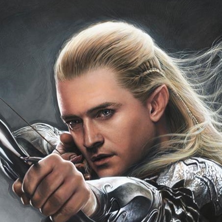 The Blog of the Hobbit: Jerry Vanderstelt's Legolas Art Print