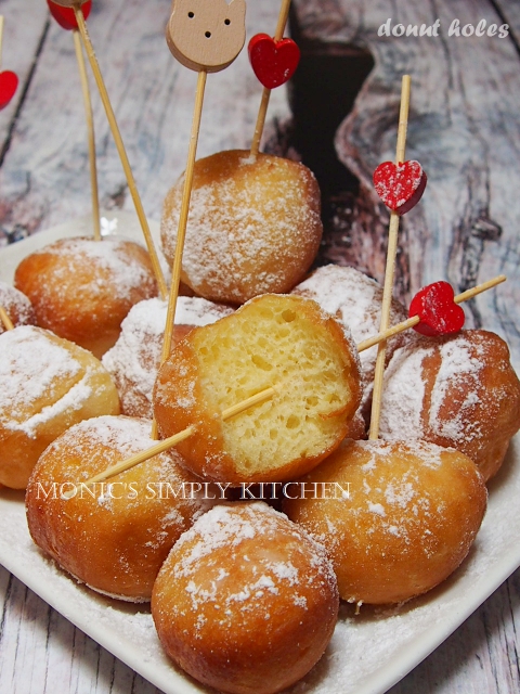 Donut Holes (Sate Donat) - Monic's Simply Kitchen