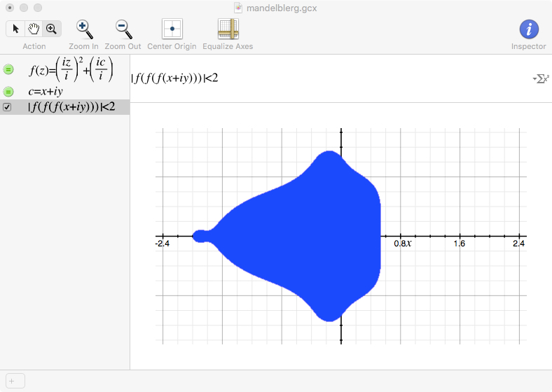 LabKitty: Plot the Mandelbrot Set Using Grapher