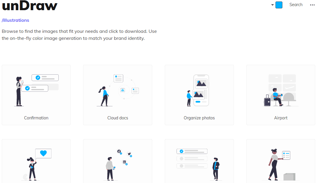 Imagens Cristãs: unDraw - ilustrações gratuitas