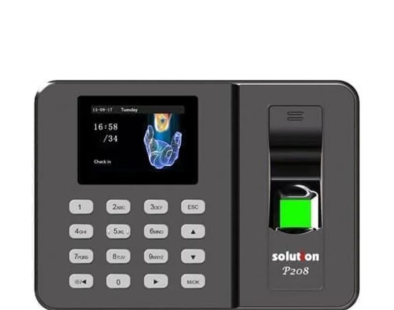 Solution P208 Fingerprint Mesin Absensi