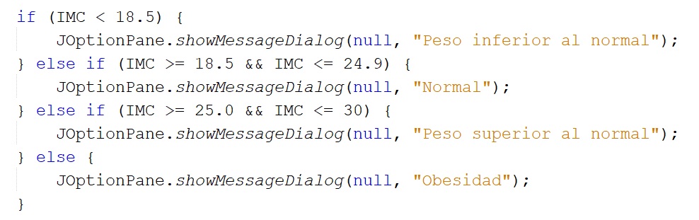 Calcular el IMC en JAVA con Interfaz gráfica (Índice de Masa Corporal)