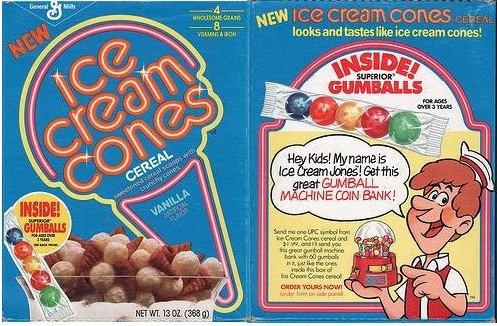 Cereal Musings: Sunday Cereal Throwback: Ice Cream Cones Cereal