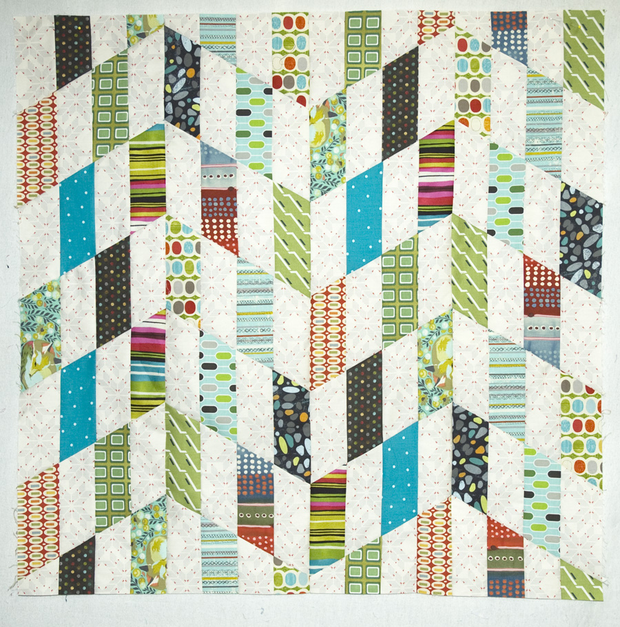 The Objects of Design: Chevron Wedge Quilt Top