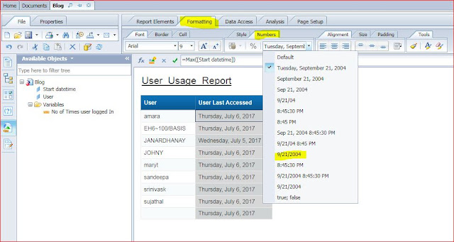 Creating Custom Audit reports in WebIntelligence (... - SAP Community