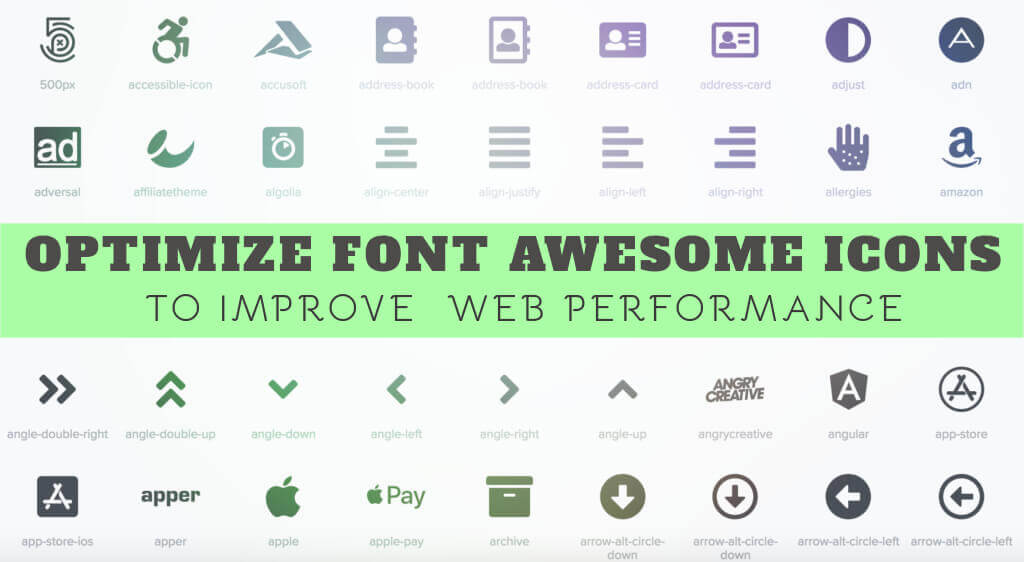 Optimize FontAwesome Icons To Improve Web Performance - Blogger ...