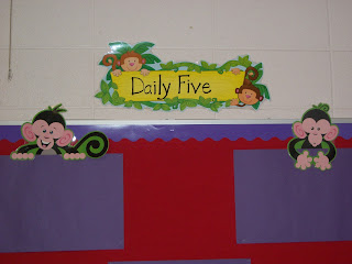 Classroom Freebies Too: Daily 5 Headers Jungle Theme - Freebie