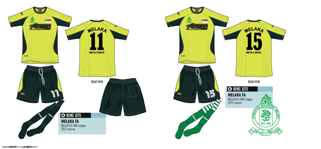 Football teams shirt and kits fan: Malacca FA 2012 team kits