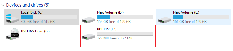 Getting started with CircuitPython on Raspberry Pi Pico RP2040