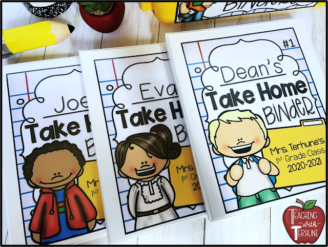 Teaching With Terhune: DAILY TAKE HOME BINDERS