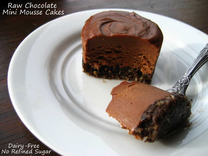Home Cooking In Montana: Raw Mini Chocolate Mousse Cakes/"Cheesecakes ...