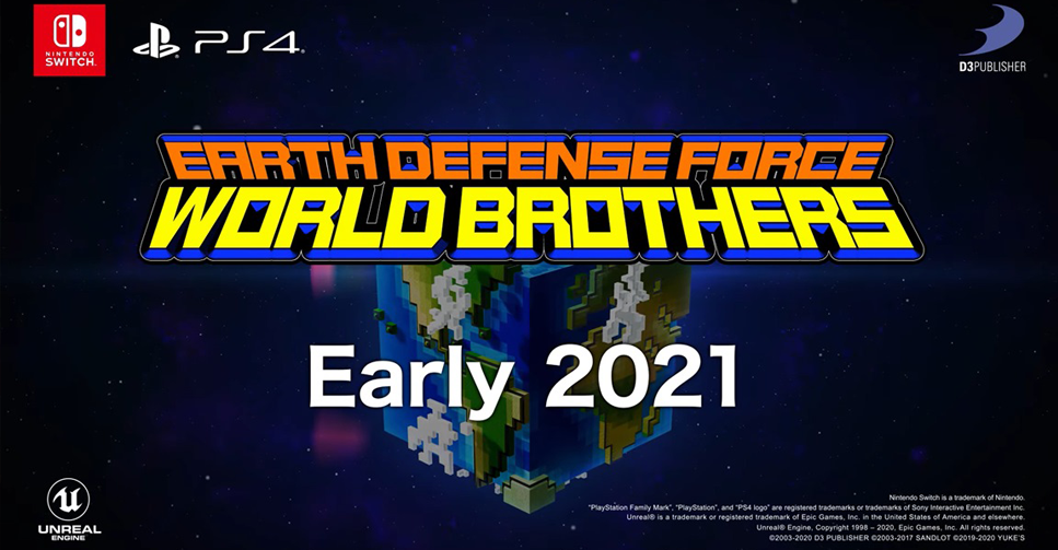 Earth Defense Force: World Brothers (Switch) chega ao Ocidente em 2021 ...