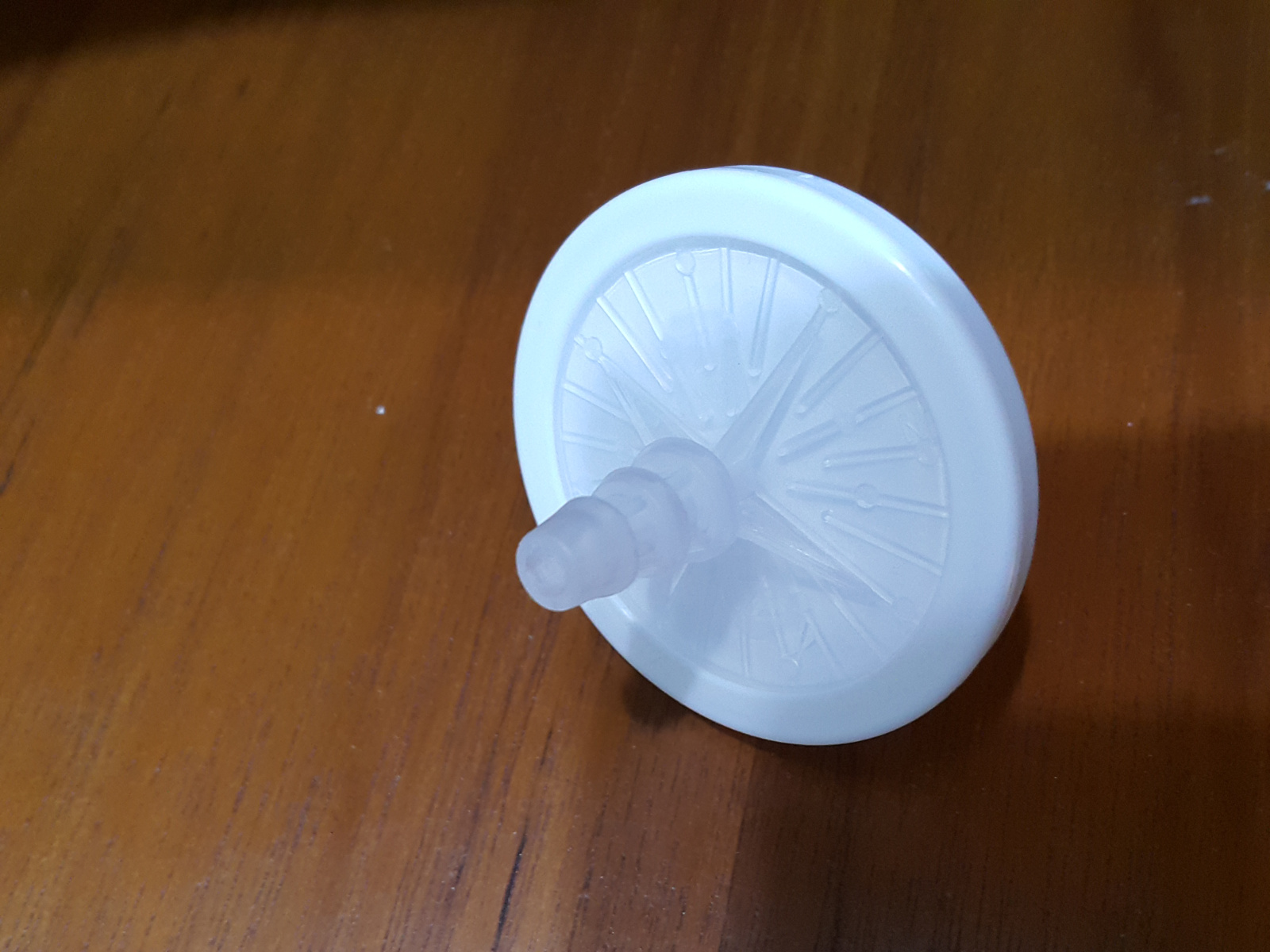 Joey的奮鬥: 買了樣東西設法讓泵吸式粒子計數器比較容易且方便歸零