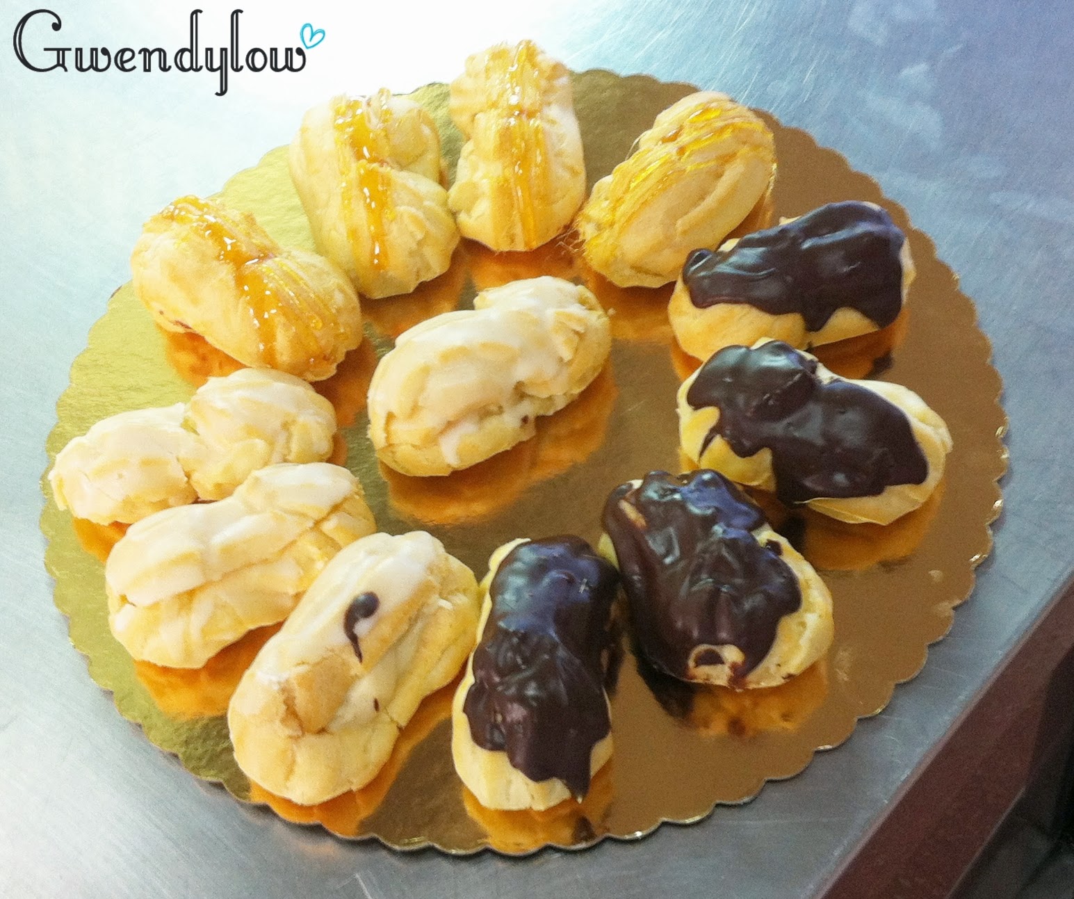 Palos de Jacob - Receta Pasta Choux y crema pastelera - Ñam, Ñam!!!