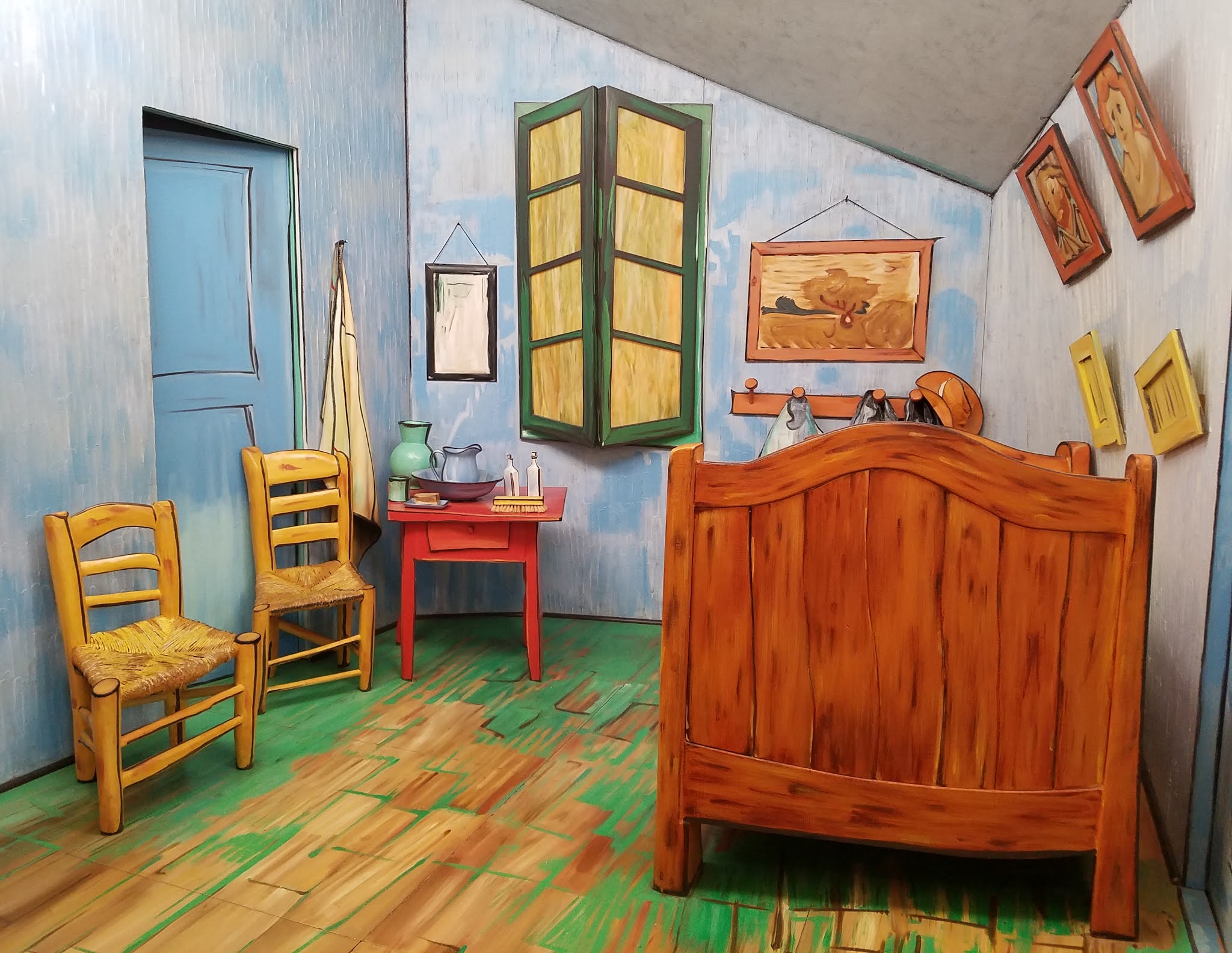 Neon Rocketship: Falling Into Van Gogh's Bedroom