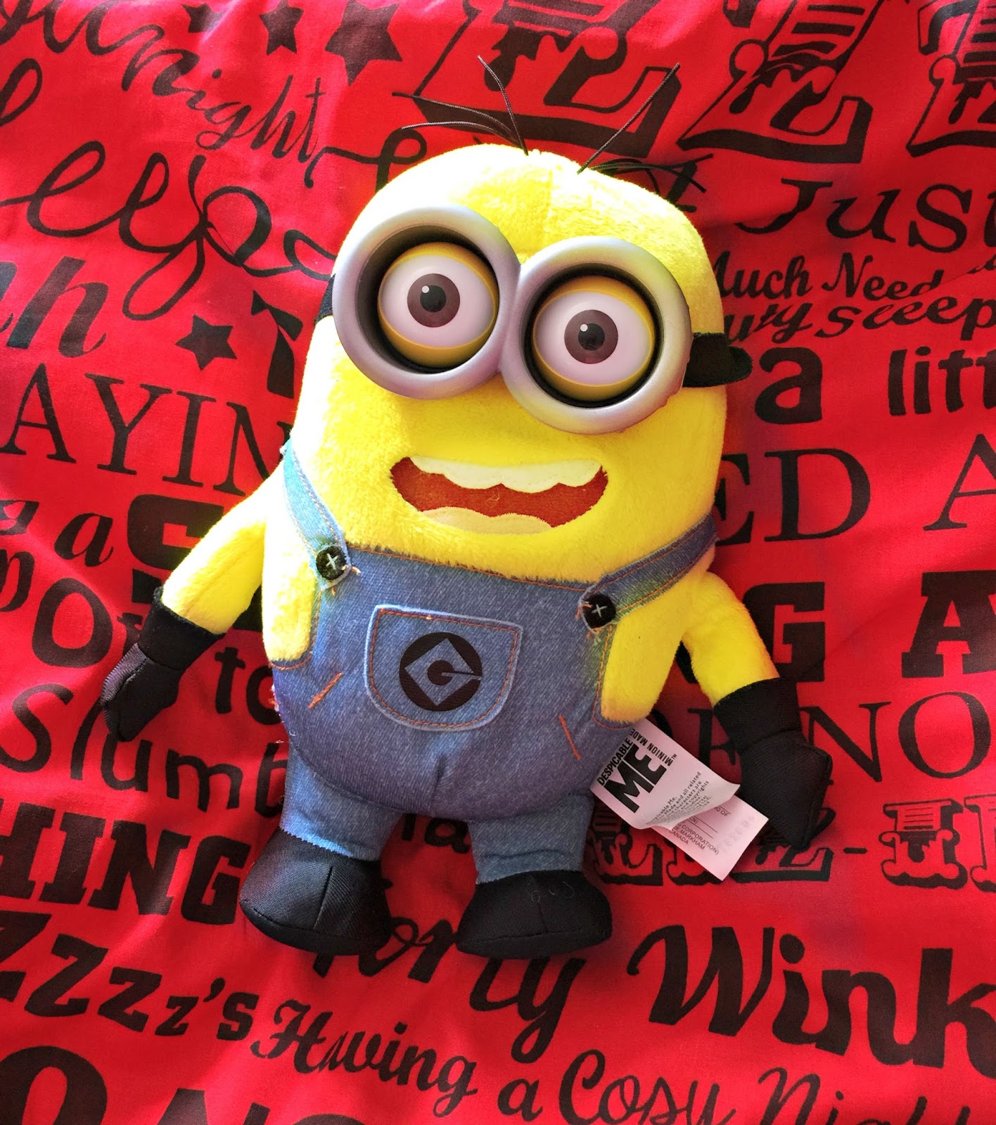 Life Unexpected: Despicable Me 2 Talking Dave Soft Toy Review