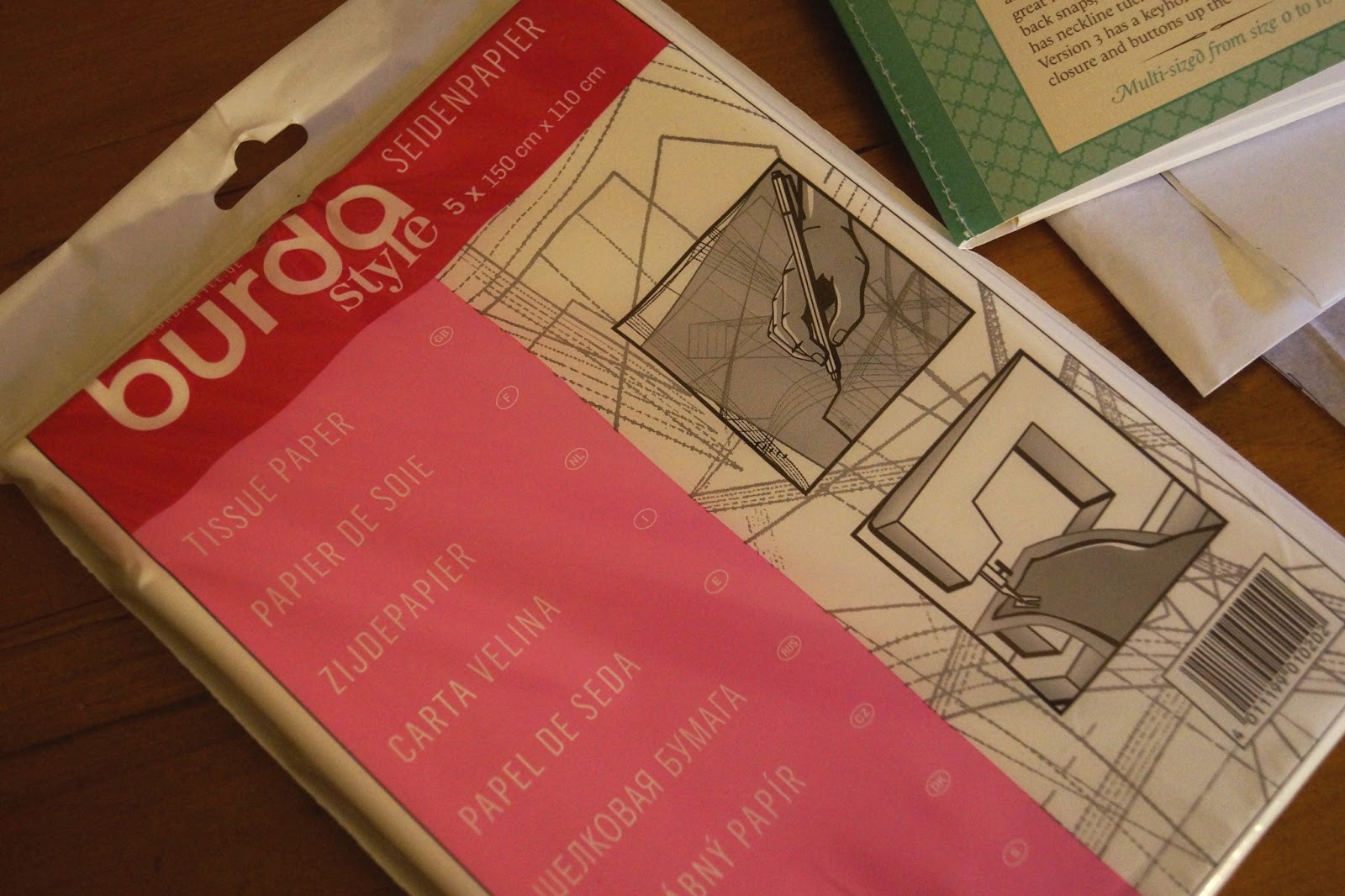 Buckingham Road: Burda Style tracing paper.