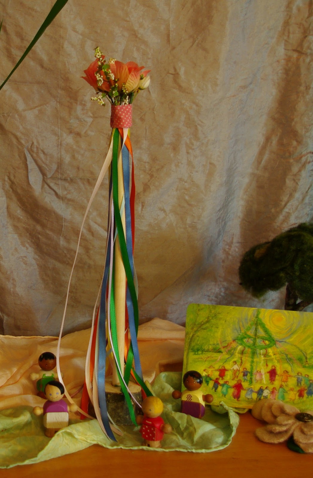 passengers on a little spaceship: may day nature table