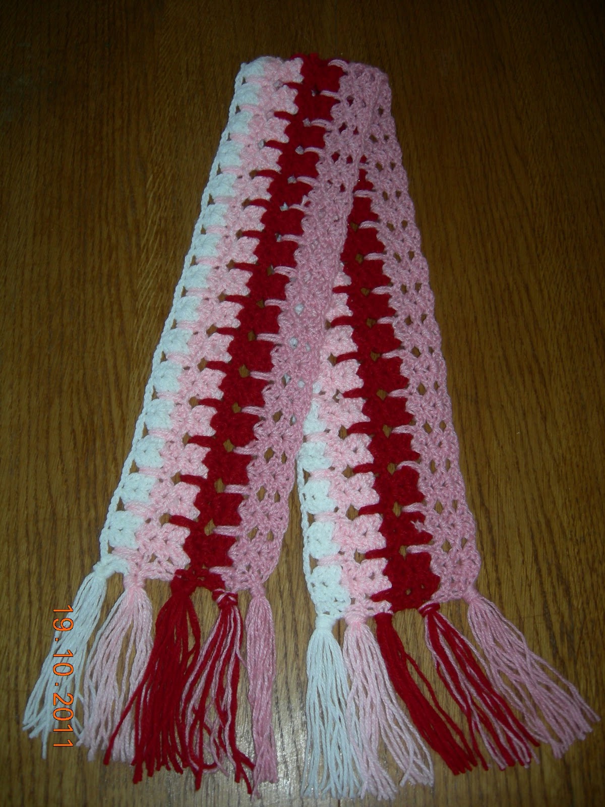 Lucru de mana by Mirela: Fular colorat