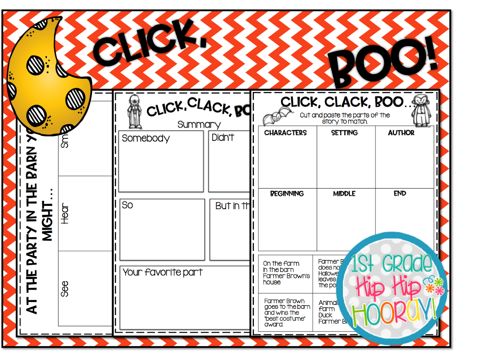 1st Grade Hip Hip Hooray!: Click Clack Boo...Doreen Cronin